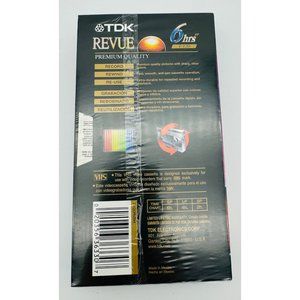 TDK | Media | Tdk Revue 6 Hour Blank Vhs Tapes T2 Brand New Factory ...
